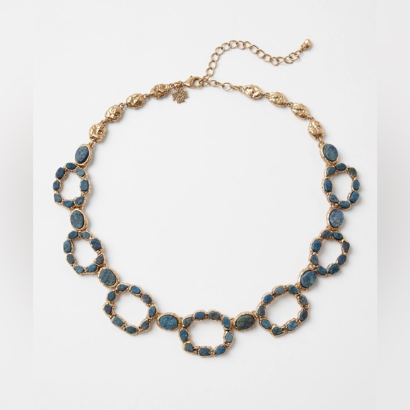 White House Black Market | Jewelry | Whbm Gold Tone And Blue ...